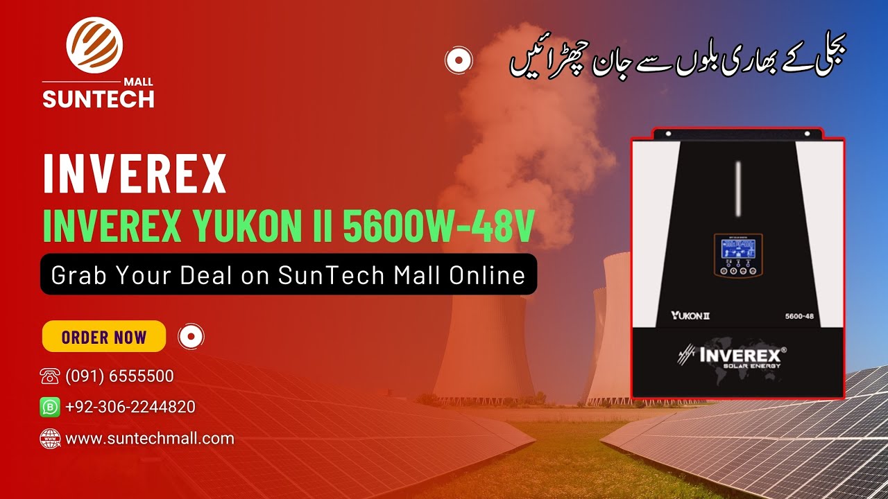 Inverex Yukon II 5600w – 48v Solar Inverter - SUNTECH MALL