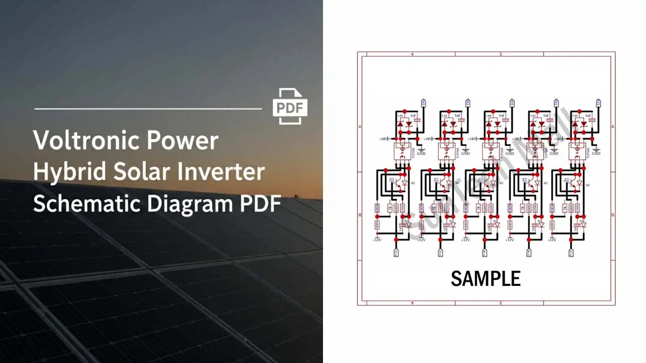 Expert Voltronic Schematic Diagram PDF Guide For Hybrid Solar Inverter ...